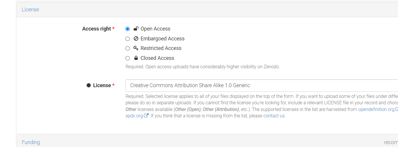 only limited licenses available · Issue #2275 · zenodo/zenodo · GitHub