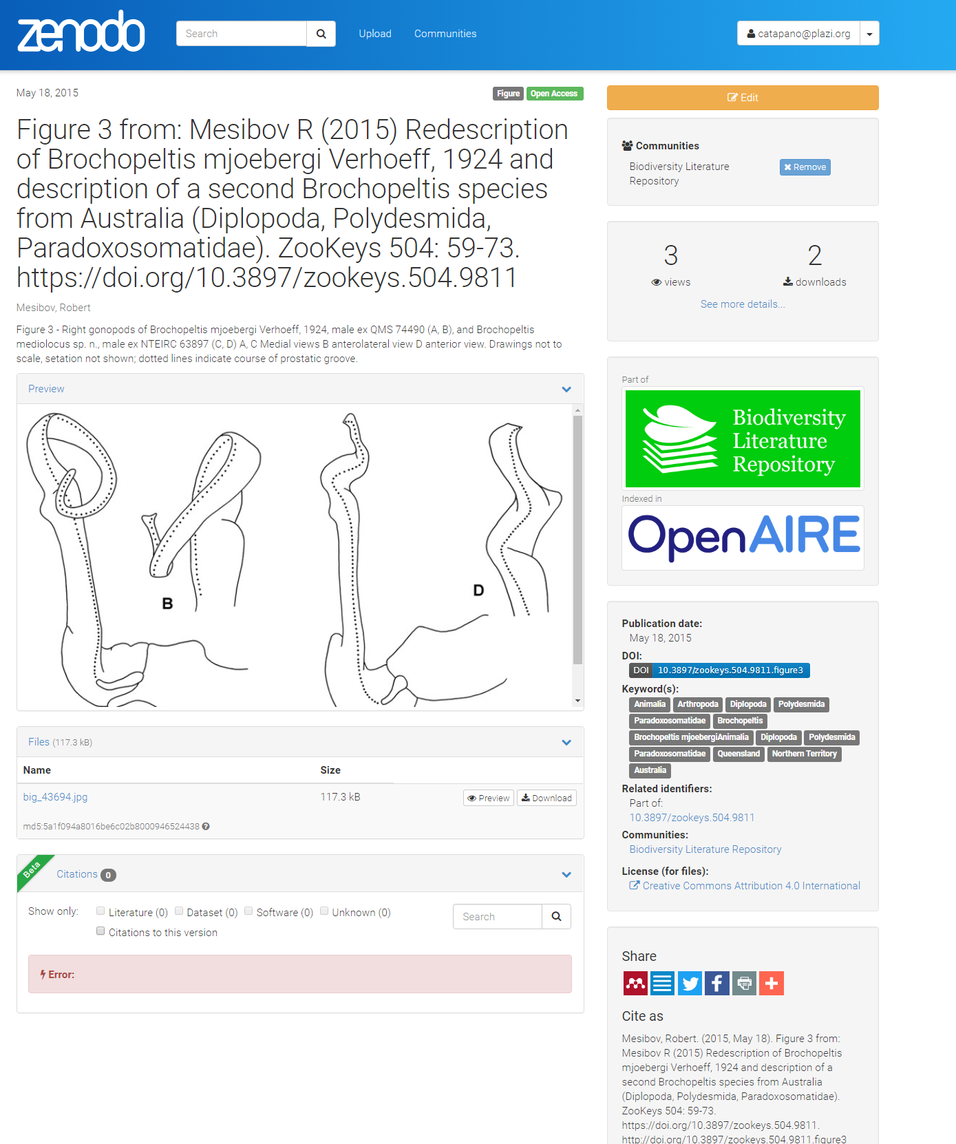 error message: what does it mean? · Issue #1810 · zenodo/zenodo · GitHub