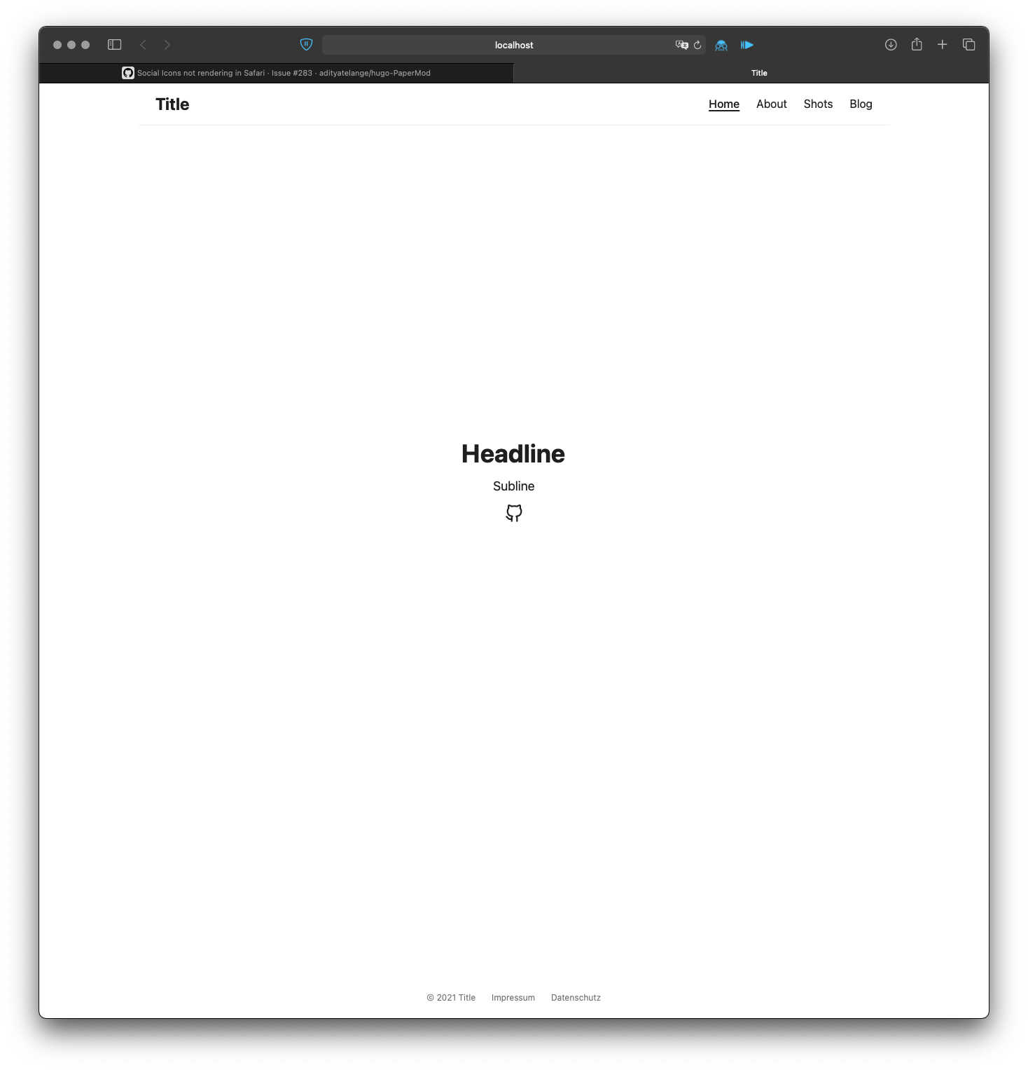 Social Icons not rendering in Safari · Issue #283 · adityatelange/hugo-PaperMod · GitHub
