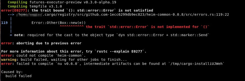 Issue compiling heim-common · Issue #1021 · nushell/nushell · GitHub