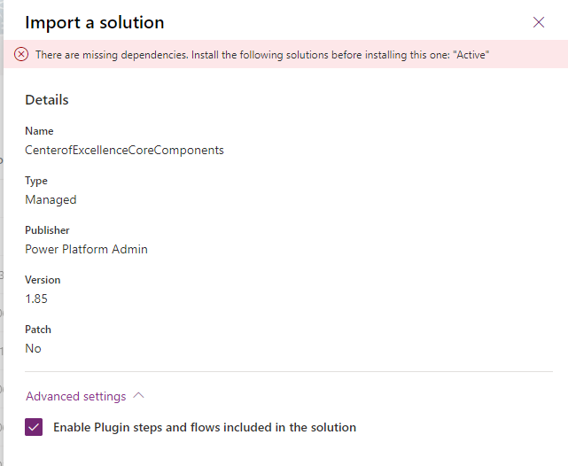 [BUG]: Unable to import Core Components (v1.85) · Issue #742 · microsoft/powerapps-tools · GitHub