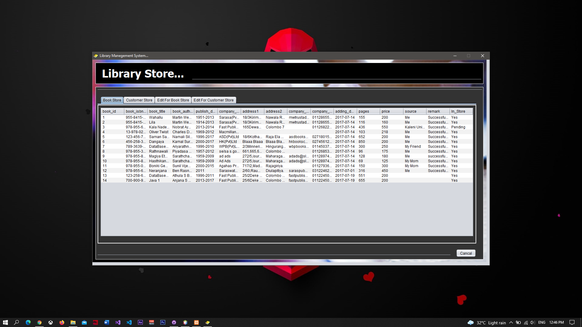 GitHub - ThamiduAnjana/Java-Library-Management-System: Java Library Management System