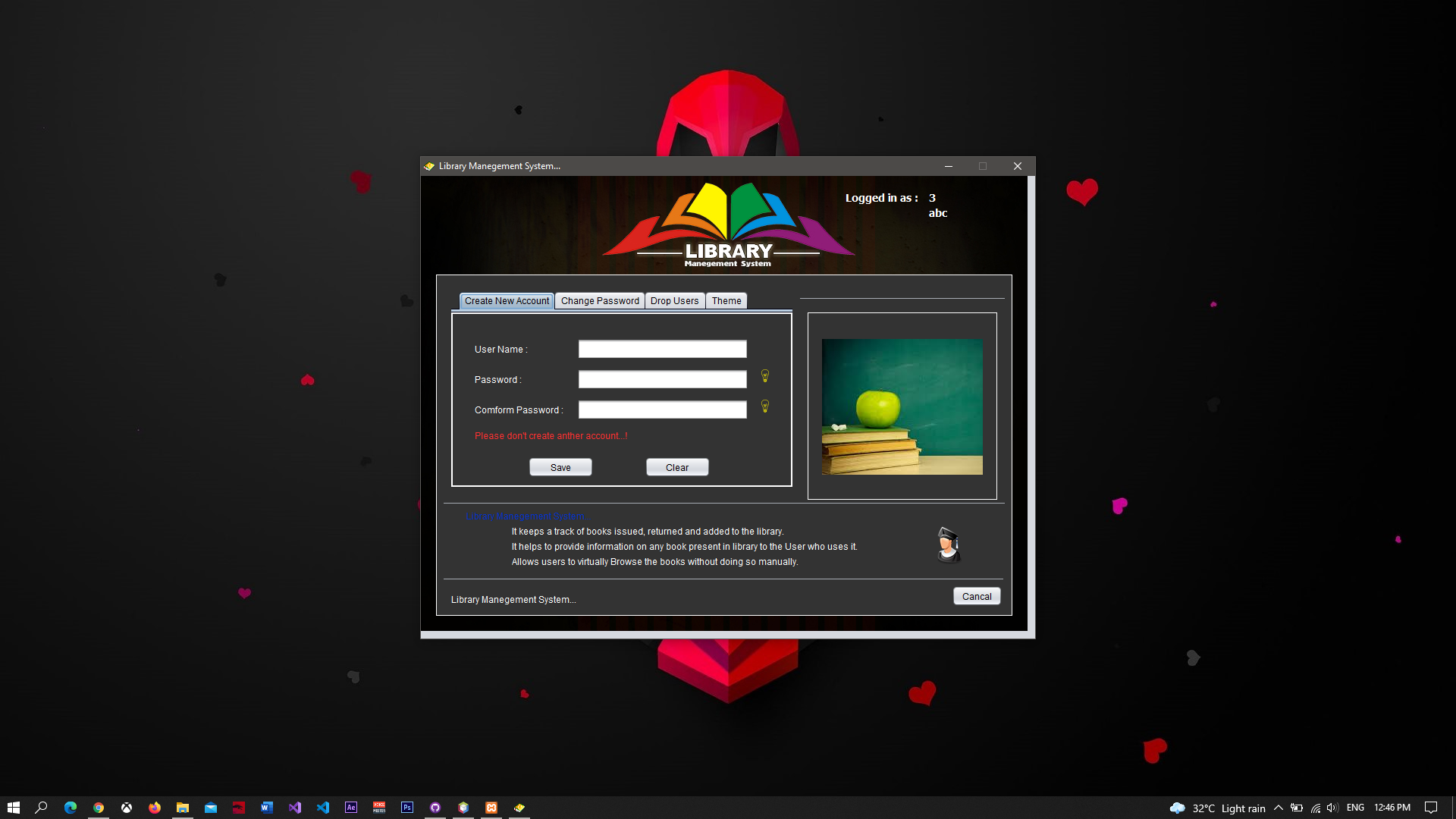 GitHub - ThamiduAnjana/Java-Library-Management-System: Java Library ...