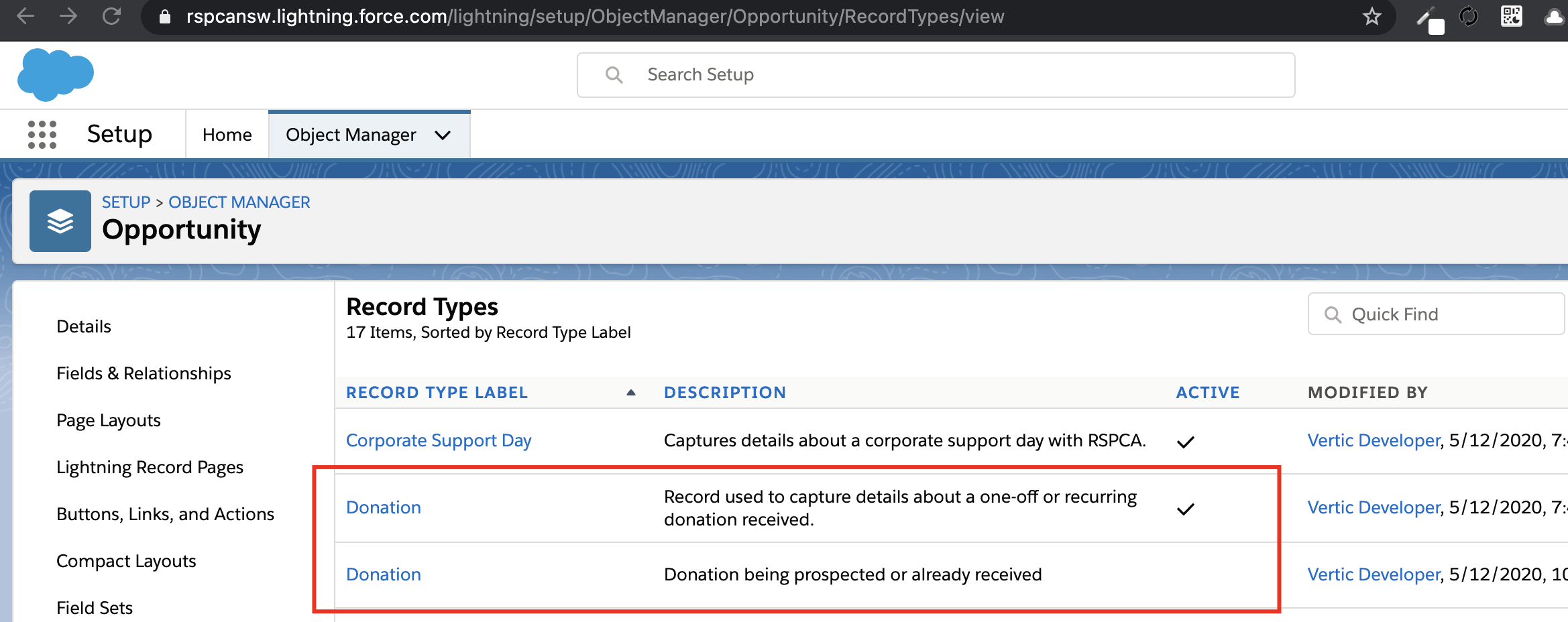 NPSP Settings - Missing Record Type · Issue #6098 · SalesforceFoundation/NPSP · GitHub