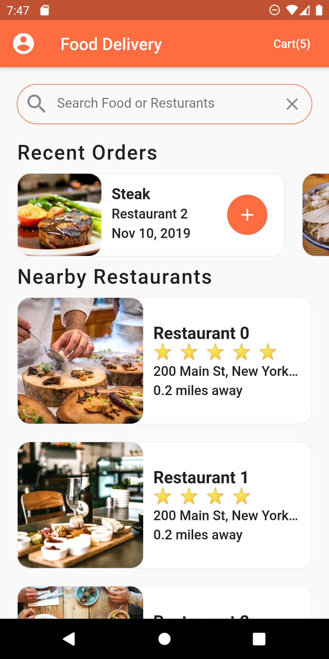 GitHub - rhutikcodes/Food-Delivery-App-UI: Food Delivery App UI kit flutter