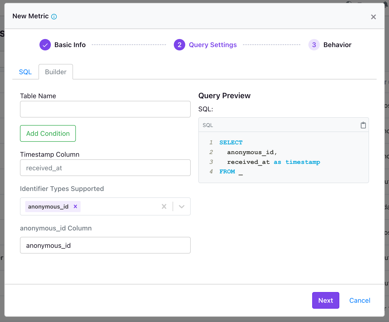[enhancement] Improve metric UI for adding SQL · Issue #662 · growthbook/growthbook · GitHub