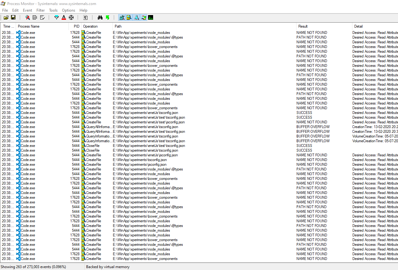 High CPU / Disk due to looking for node_modules/@types continuously · Issue #36791 · microsoft ...
