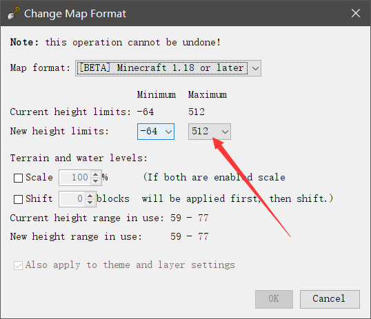If ceiling height and world height are set to different values, exporting the world will cause ...