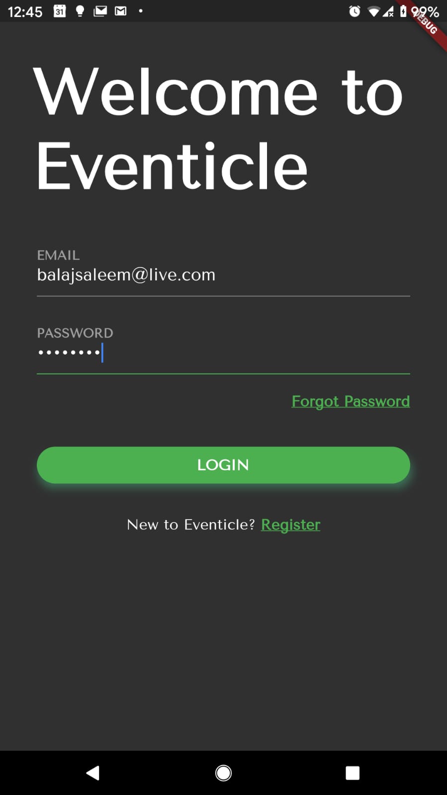 GitHub - BalajSaleem/Eventicle-Flutter-App: The flutter App Developed ...
