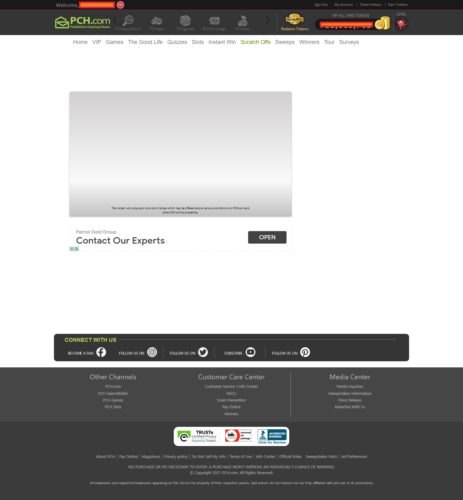 PCH.com (Publisher's Clearing House) · Issue #8456 · uBlockOrigin ...