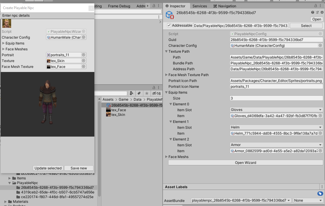 GitHub - rgnrok/CharacterEditor: Character Editor