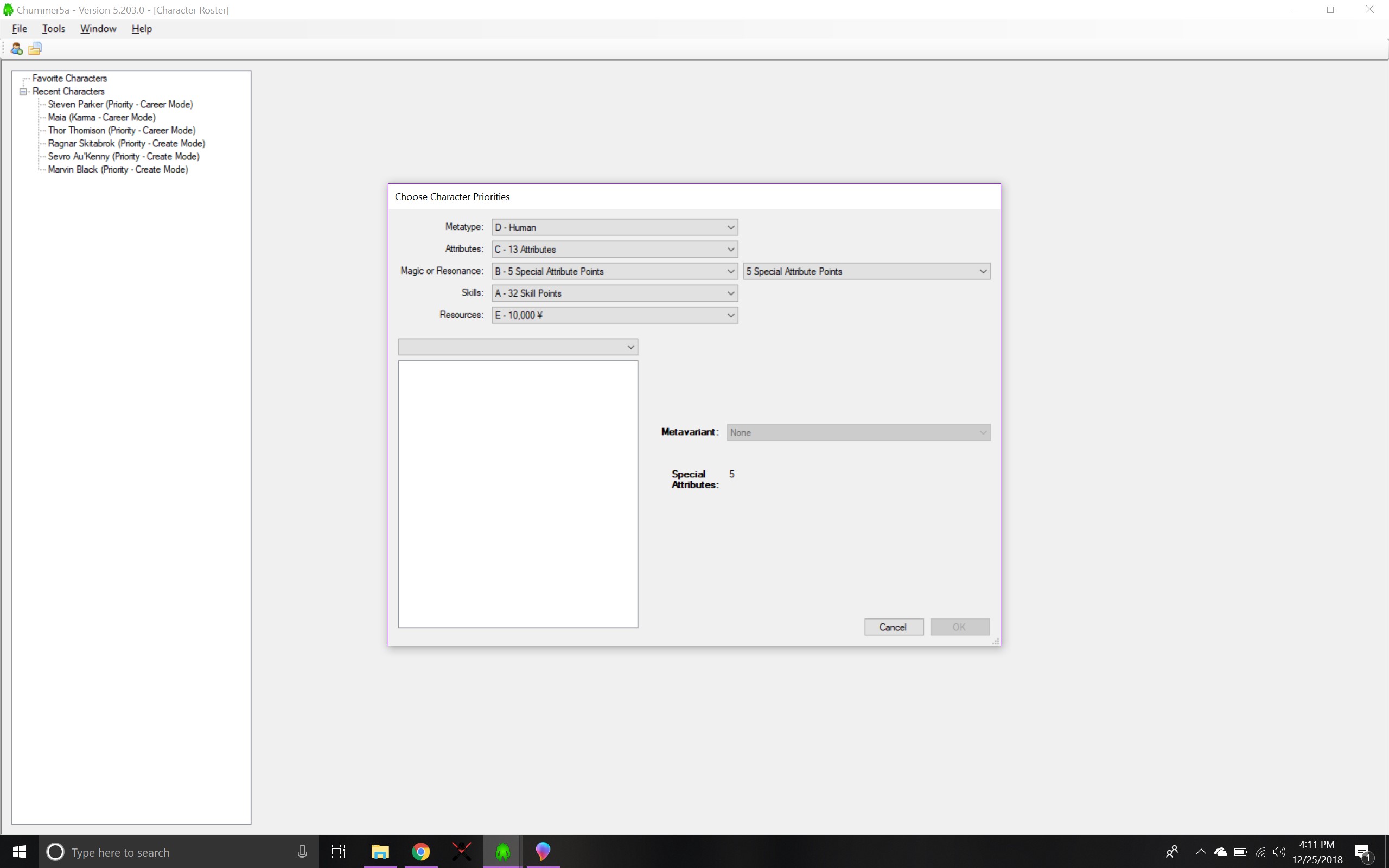 Chummer Crashing/ Can't create new characters · Issue #3307 · chummer5a ...