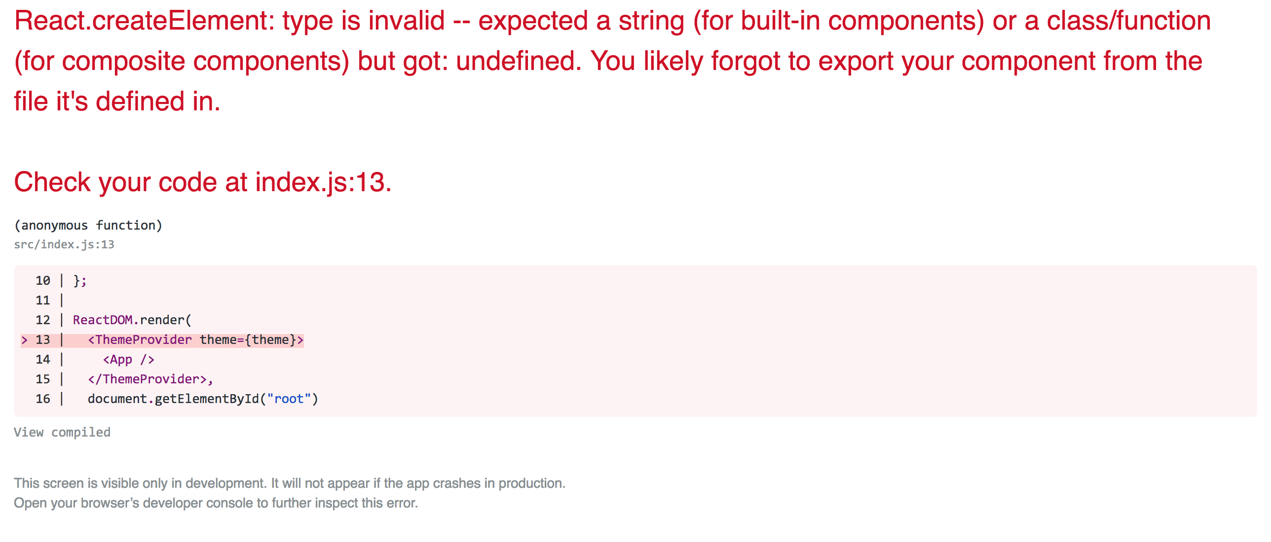Cannot import `ThemeProvider` from `emotion/react` · Issue #195 · emotion-js/emotion · GitHub