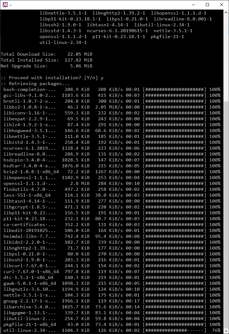 Pre Update Packages In Installer Instead Of `pacman Syu` · Issue 5993 · Msys2mingw Packages 