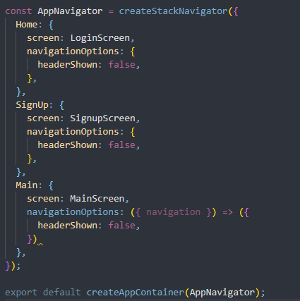 How to move DrawerNavigation to StackNavigation ? · Issue #7745 · react-navigation/react ...