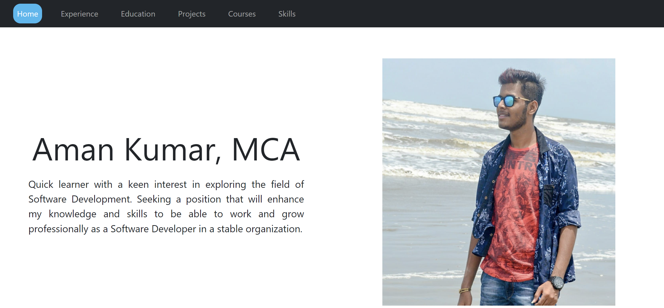 GitHub - amanjain487/angular-portfolio