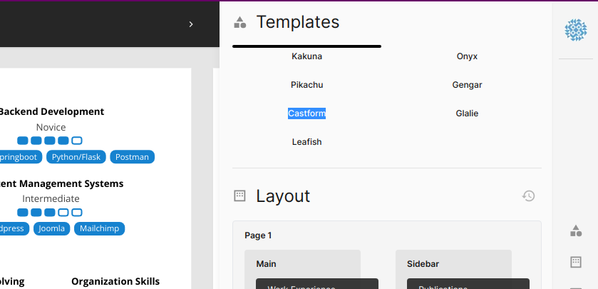 [BUG] You can't change the template in v3 · Issue #854 · AmruthPillai ...
