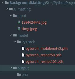 How to use the “/model" script？ · Issue #8 · PeterL1n/BackgroundMattingV2 · GitHub
