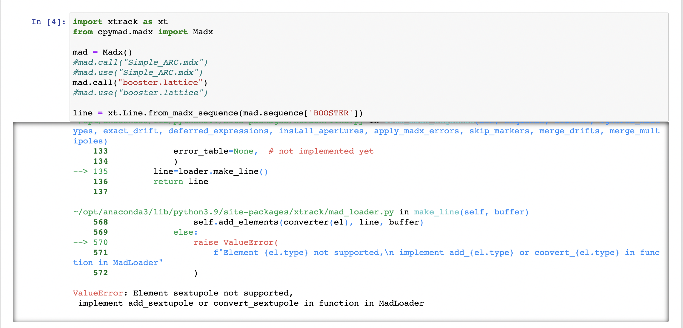 Error loading xtrack.line / .json file · xsuite xsuite · Discussion ...