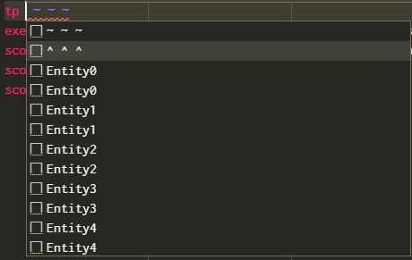 The tp command duplicates the alias if you try to fill in the selector ...