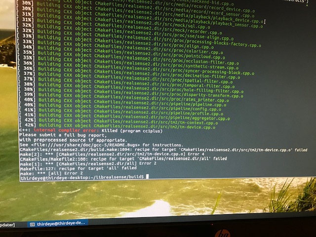 Compiler Error during Installation of librealsense Libraries · Issue #2961 · IntelRealSense ...