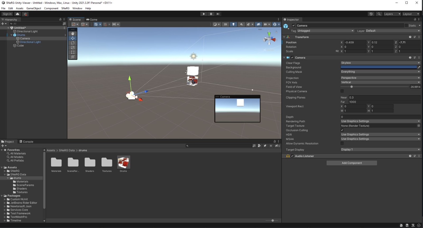prefab invisible to camera · Issue #1 · julienkay/SNeRG-Unity-Viewer · GitHub