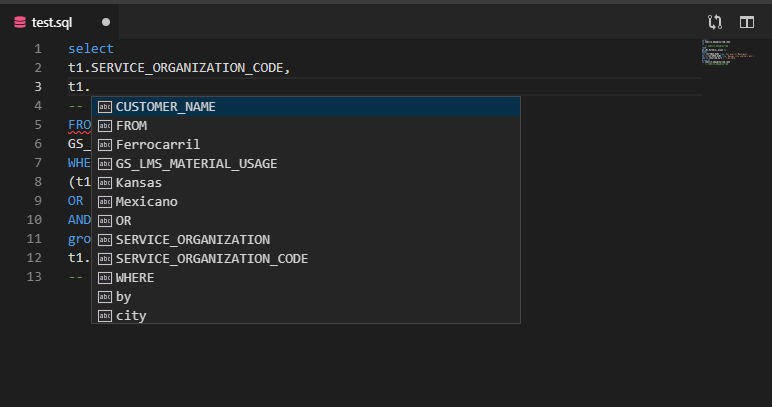 Intellisense Not Showing Data Warehouse Variables After Code Update · Issue 1191 · Microsoft