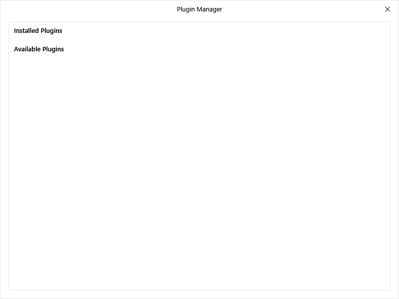 Plugin Manager doesn't show any plugin · Issue #271 · TablePlus/TablePlus-Windows · GitHub