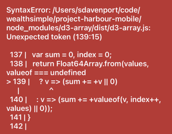 `typescript` preset: incompatible with `+=` operator inside arrow ...