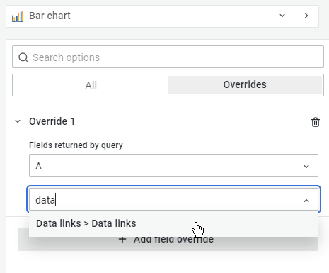 DataLinks from data sources override user defined data link · Issue ...