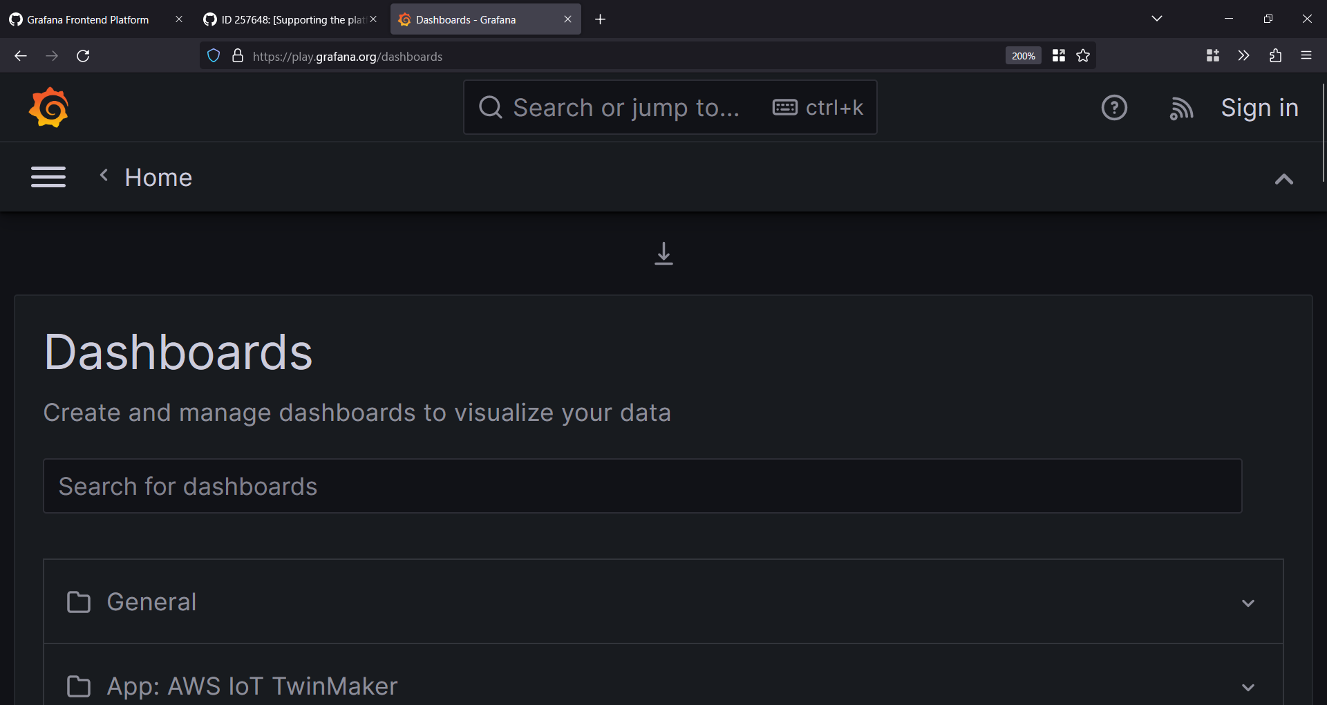 ID 257648: [Supporting the platform - Simon - Search Dashboard ...