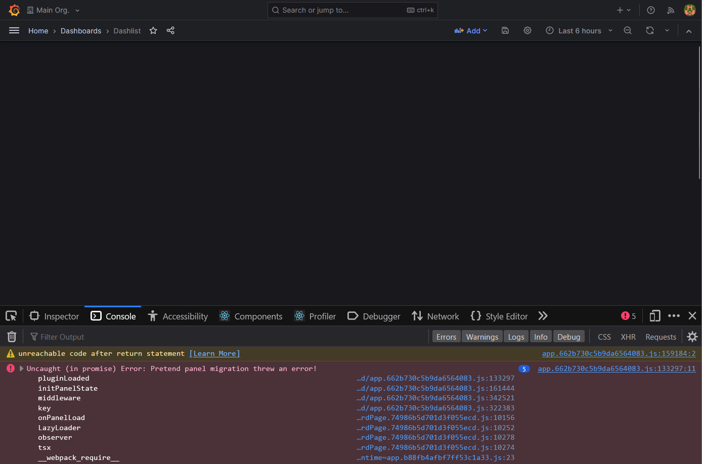 Exceptions in panel migration handlers are silently ignored · Issue ...