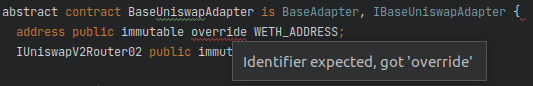 Support state variable override · Issue #212 · intellij-solidity/intellij-solidity · GitHub
