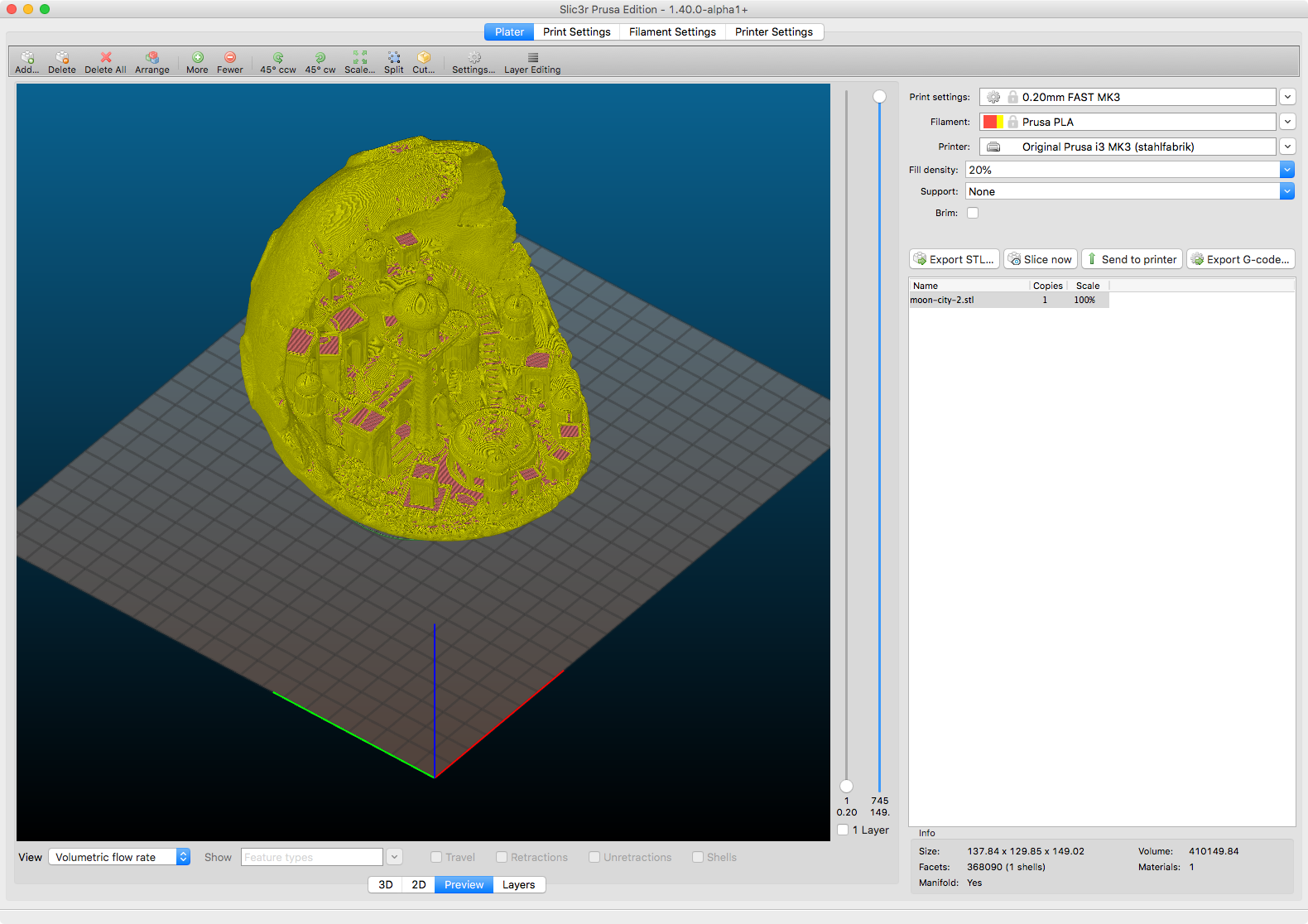 Slic3r 1.40.0-aplha1 often does not show various visualizations · Issue #886 · prusa3d ...