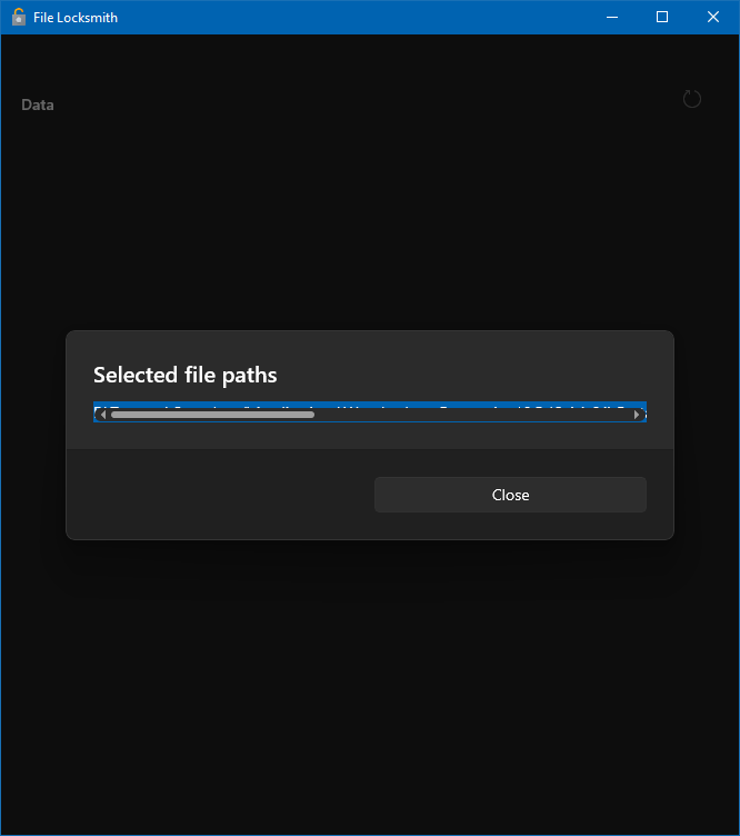 File Locksmith / Selected File Paths · Issue #24980 · microsoft/PowerToys · GitHub