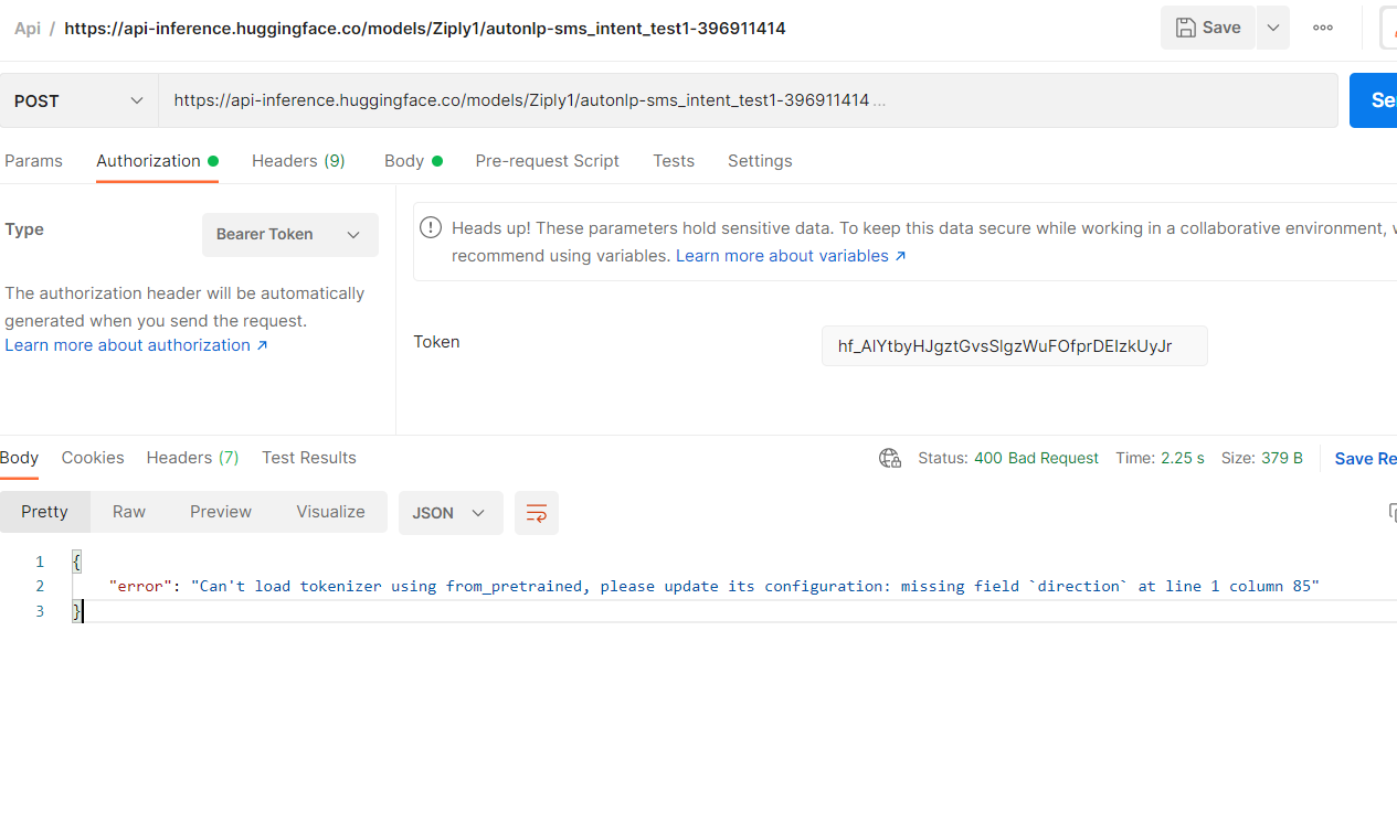 Can't load tokenizer using from_pretrained · Issue #867 · huggingface/tokenizers · GitHub