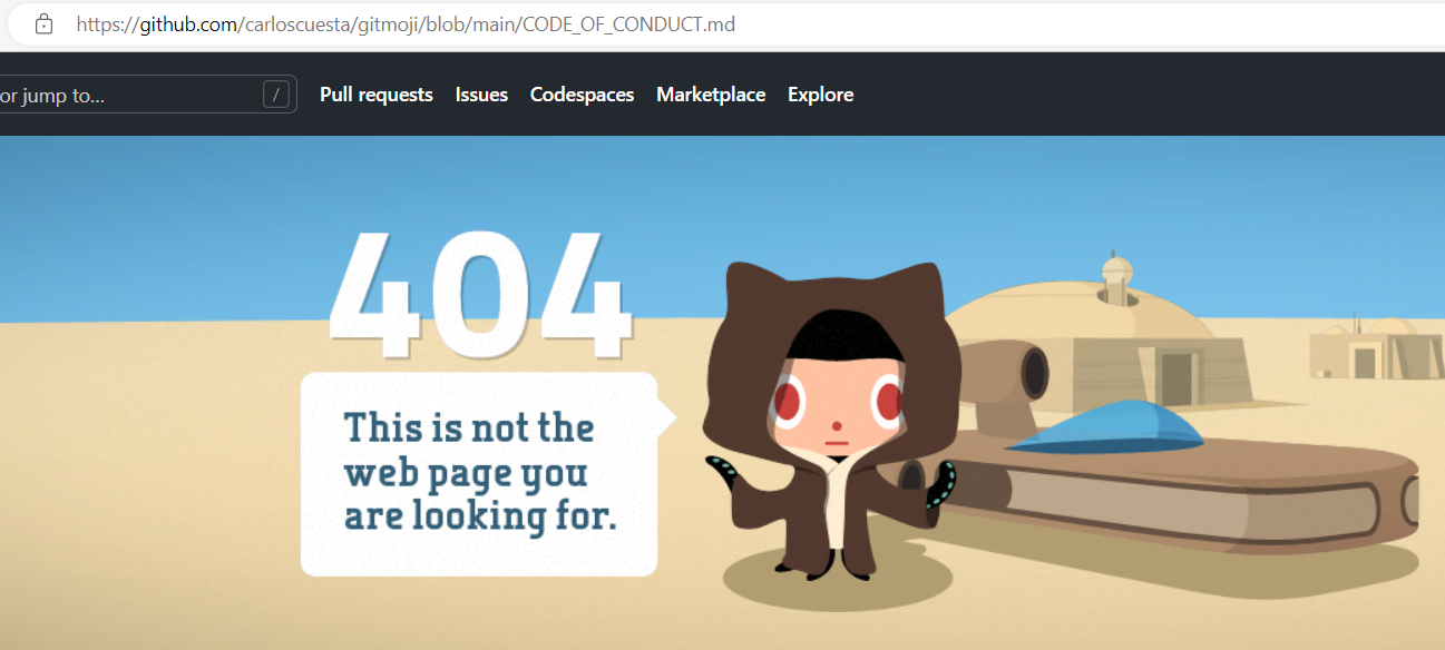 "Code of Conduct" link on "Discussion"-type Issue creation template is broken · Issue #1335 ...