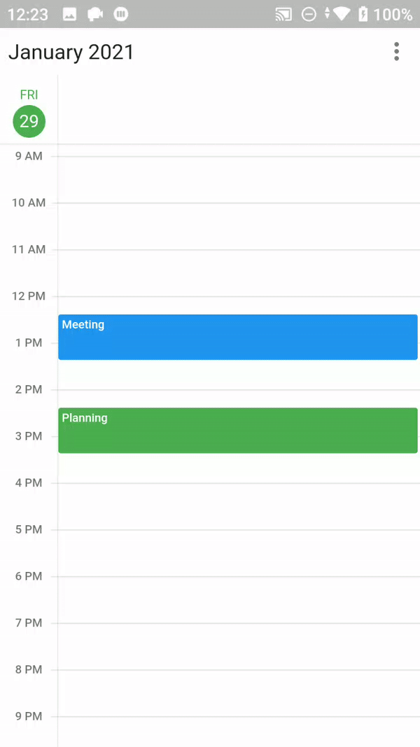 GitHub - SyncfusionExamples/current-day-color-flutter-event-calendar: How to customize the ...
