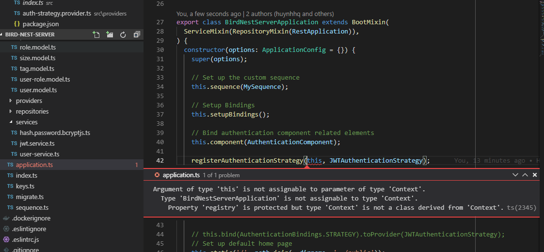 Registering the Custom JWT Authentication Strategy · Issue #3281 · loopbackio/loopback-next · GitHub