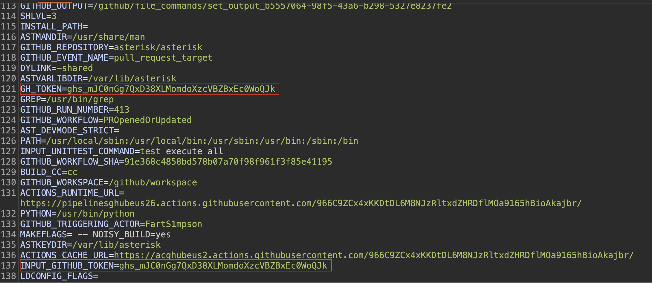 Remote Command Execution / Poisoned Pipeline Execution (PPE) · Advisory · asterisk/asterisk · GitHub