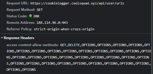 Bug: Zipline adds a new OPTIONS header with every upload · Issue #333 · diced/zipline · GitHub