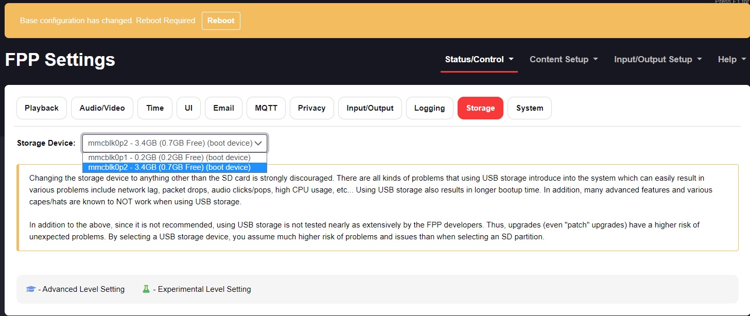6.3 SD Card Size - Grow System · Issue #1445 · FalconChristmas/fpp · GitHub