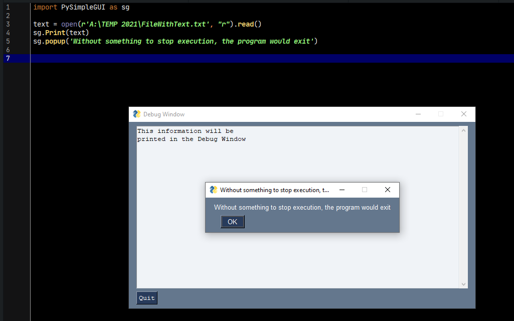 [Bug] Sg.print Windows Hangs Every time · Issue #4248 · PySimpleGUI/PySimpleGUI · GitHub