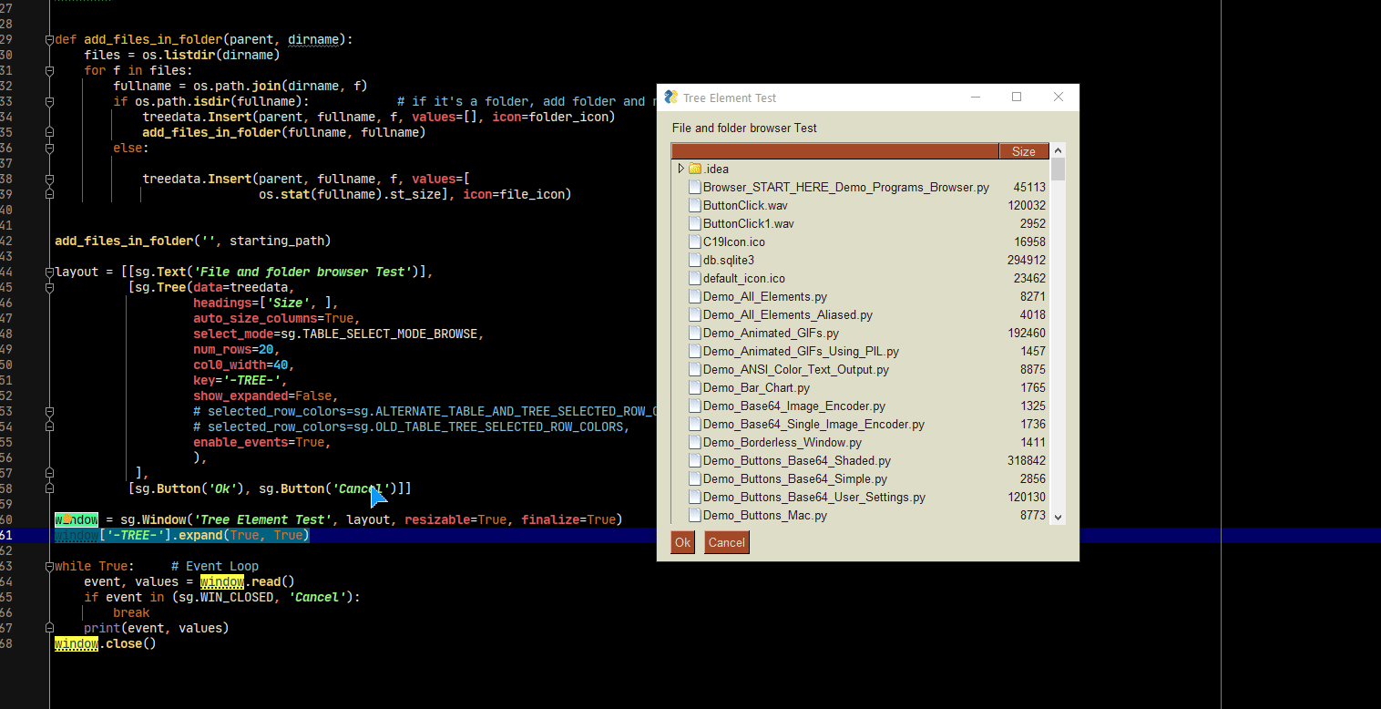 [ Enhancement ] Enable tree to resize with window · Issue #4386 · PySimpleGUI/PySimpleGUI · GitHub