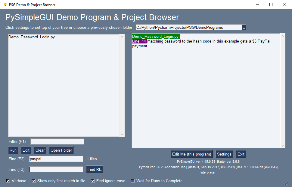 [Enhancement] Demo Password Login · Issue #4574 · PySimpleGUI/PySimpleGUI · GitHub