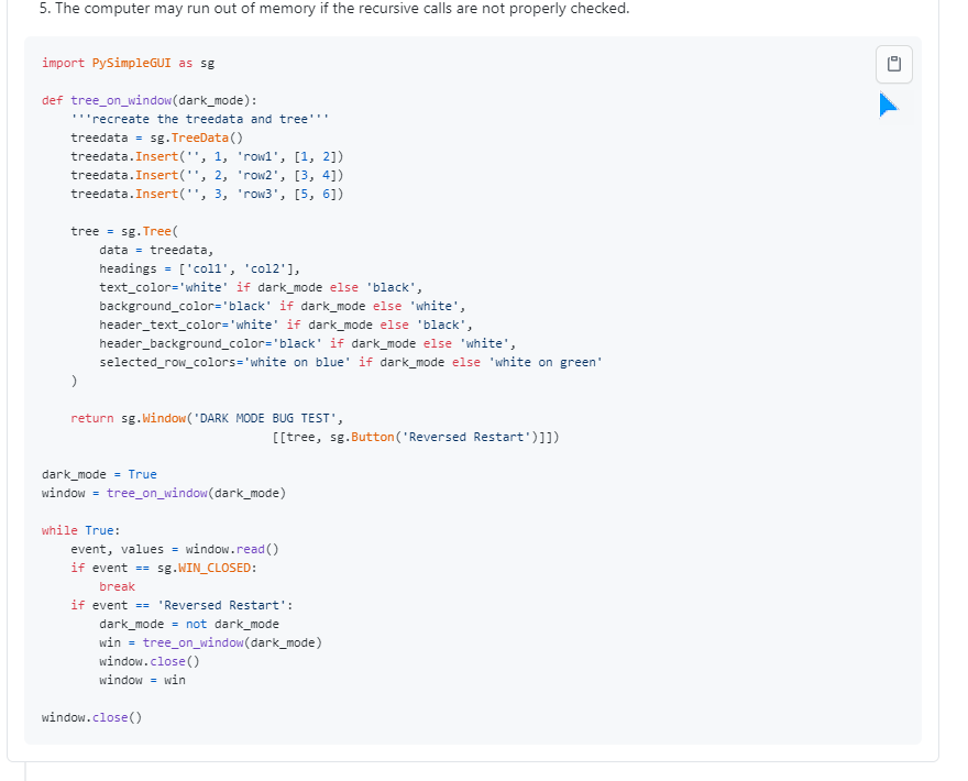 [Bug] selected_row_colors parameter in Tree keeps unchanged when ...