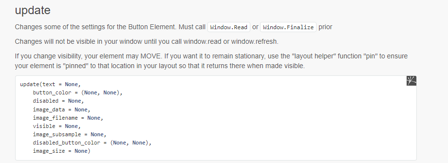 Bug Collapsing Elements When Made Visible Again · Issue 5073 · Pysimplegui Pysimplegui · Github