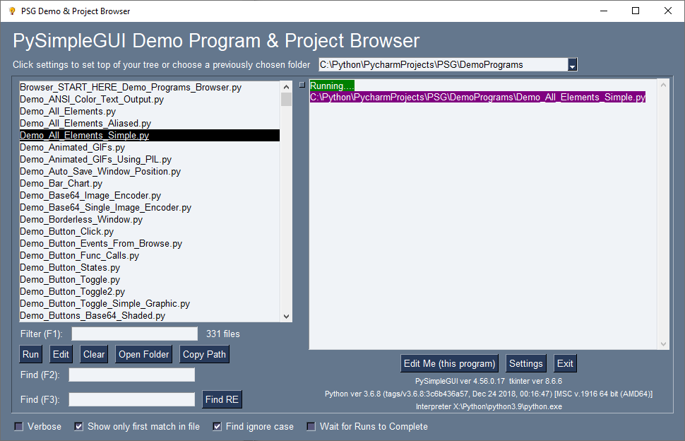 [Bug] New Demo_All_Elements_Simple.py won't run in Demo Browser · Issue ...