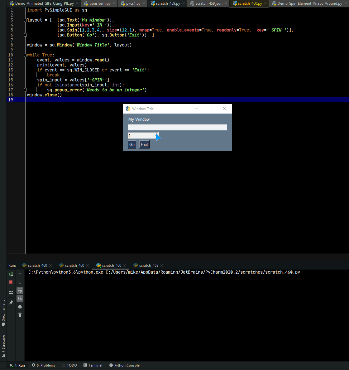 [Bug] No validation for entry in Spin element get content out of range · Issue #5506 ...